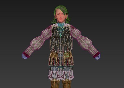 FF12 角色模型模型-孩子-女模型库-3ds Max(.max)模型下载-cg模型网