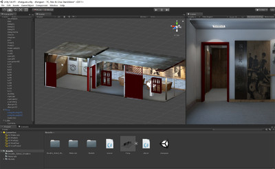 Unity游戏引擎展馆博物馆漫游 U3D 烘焙完贴图文件 模型-文化教育模型库-Unity Engine模型下载-cg模型网