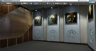 Unity游戏引擎展馆博物馆漫游 U3D 烘焙完贴图文件 模型-文化教育模型库-Unity Engine模型下载-cg模型网