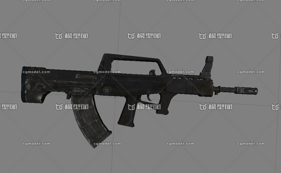 QBZ-95模型-枪械模型模型库-OBJ(.obj/.mtl)模型下载-cg模型网