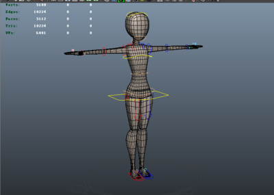 body mechanics模型-男人模型库-Maya(.ma/.mb)模型下载-cg模型网