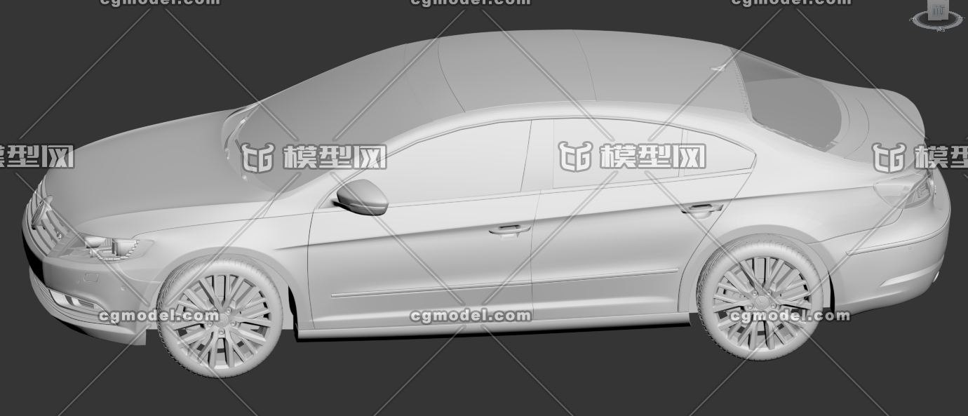 大众CC**模型-轿车模型库-3ds Max(.max)模型下载-cg模型网