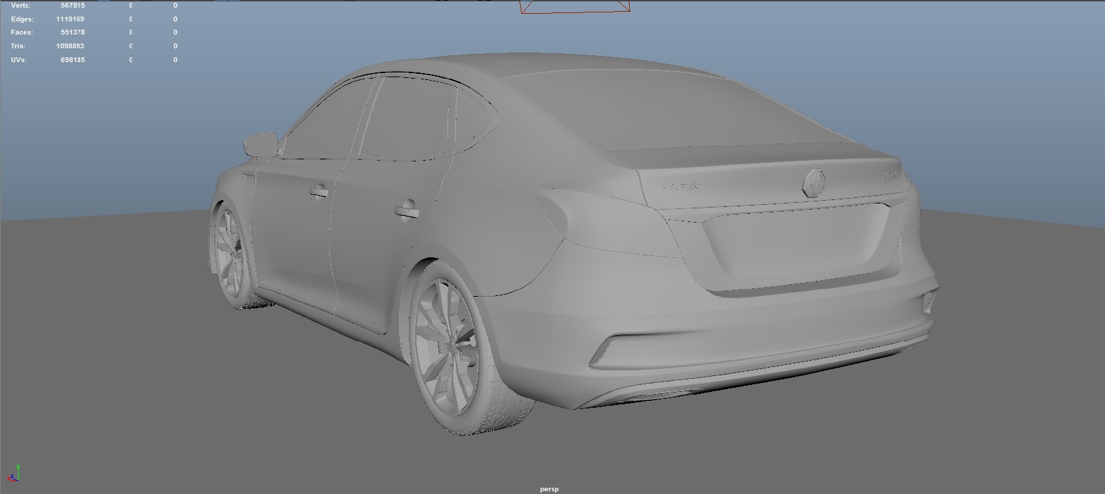 2017全新名爵6 MG6模型-轿车模型库-Maya(.ma/.mb)模型下载-cg模型网