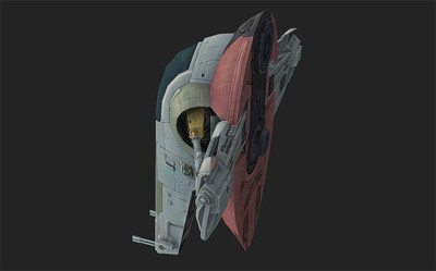 星战 Firespray-31级星际飞船模型-宇宙飞船模型库-3ds Max(.max)模型下载-cg模型网