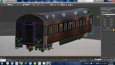 国铁RW19T型软席卧铺客车模型-火车/轨道车模型库-3ds Max(.max)模型下载-cg模型网