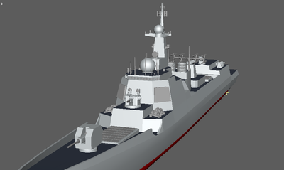 052d导弹驱逐舰模型-军舰模型库-Maya(.ma/.mb)模型下载-cg模型网