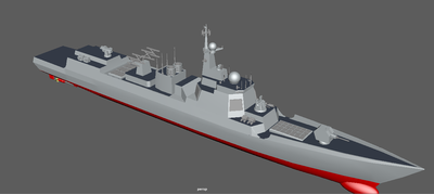 052d导弹驱逐舰模型-军舰模型库-Maya(.ma/.mb)模型下载-cg模型网