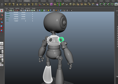 robot Gini现代机器人智能机器人迎宾机器人监控机器人模型-机器人／机甲模型库-OBJ(.obj/.mtl)模型下载-cg模型网