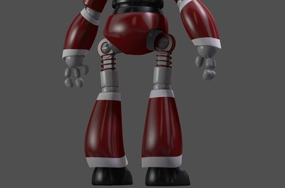 robot Gini现代机器人智能机器人迎宾机器人监控机器人模型-机器人／机甲模型库-OBJ(.obj/.mtl)模型下载-cg模型网