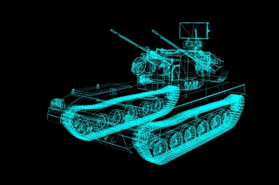 PGZ07-35mm自行高炮 PGZ-07自行高射炮模型-装甲车／坦克模型库-3ds Max(.max)模型下载-cg模型网