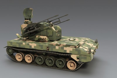 PGZ95式自行高炮 PGZ95 4管2_Intrepid team作品_车辆装甲车／坦克_cg模型网