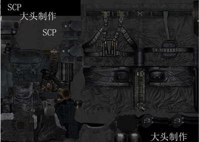 大头制作SCP特战特工模型-男人模型库-3ds Max(.max)模型下载-cg模型网