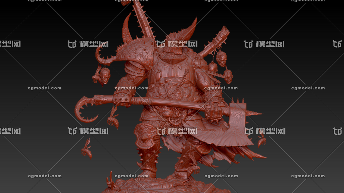 STL ZBRUSH战锤Typhus模型-其他模型库-STL(.stl)模型下载-cg模型网
