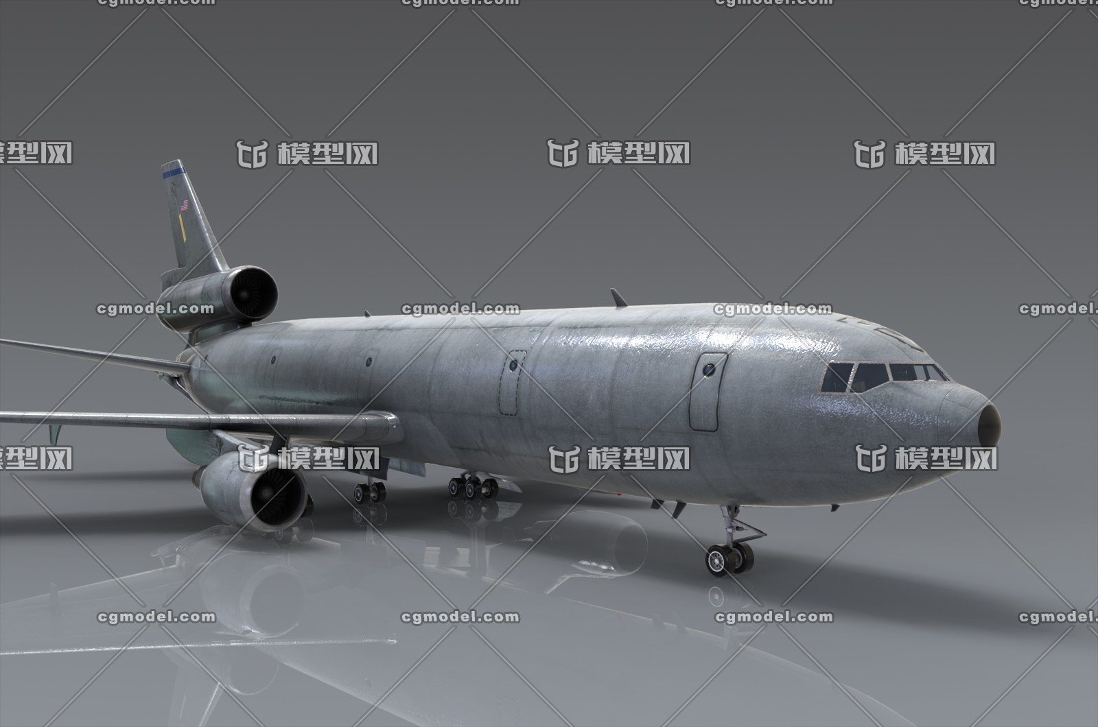 KC10空中加油机 KC-10模型-军用飞机模型库-3ds Max(.max)模型下载-cg模型网