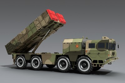 神鹰400火箭炮 SY400神鹰模型-装甲车／坦克模型库-3ds Max(.max)模型下载-cg模型网