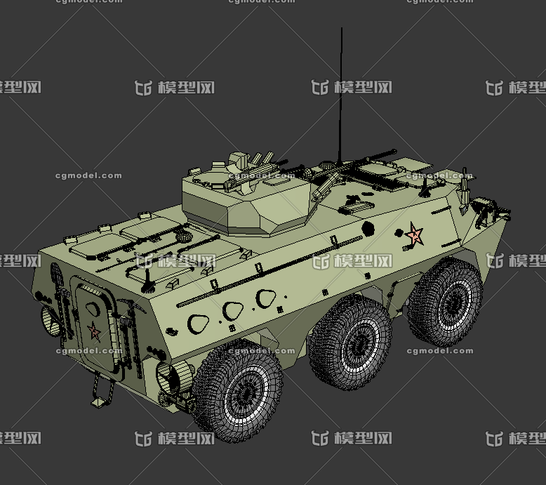 ZSL92B步兵战车模型-装甲车／坦克模型库-3ds Max(.max)模型下载-cg模型网