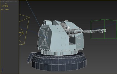 PJ26型单管76MM隐身舰炮模型-军舰模型库-3ds Max(.max)模型下载-cg模型网