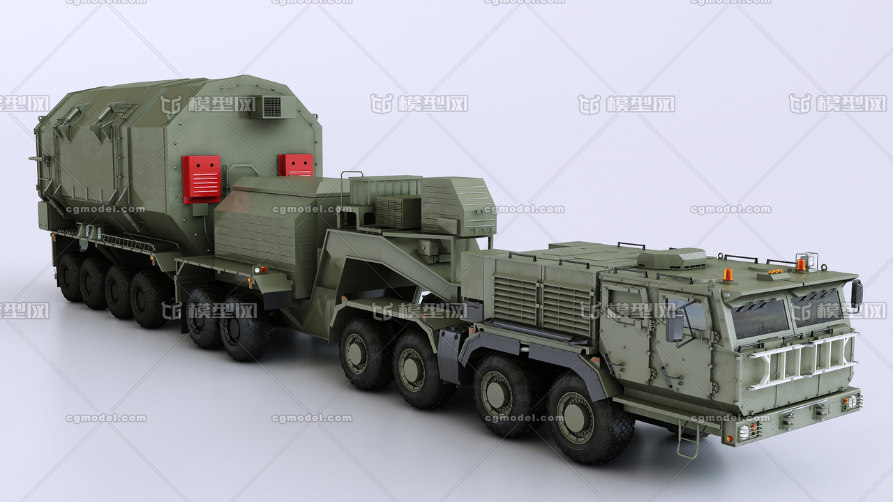 俄罗斯 KAMAZ-78501模型-货运车模型库-3ds Max(.max)模型下载-cg模型网