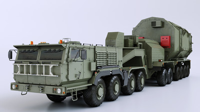 俄罗斯 KAMAZ-78501模型-货运车模型库-3ds Max(.max)模型下载-cg模型网