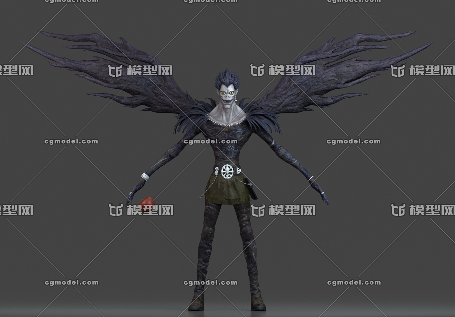 写实死亡 笔记-死神琉克 ** ry_436437作品_人物异形怪物_cg模型网