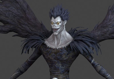 写实死亡 笔记-死神琉克模型-异形怪物模型库-3ds Max(.max)模型下载-cg模型网