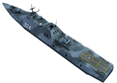 HMS Helsingborg 瑞典K32号军舰模型-军舰模型库-3ds Max(.max)模型下载-cg模型网