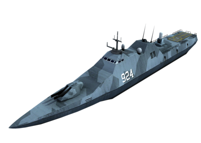 HMS Helsingborg 瑞典K32号军舰模型-军舰模型库-3ds Max(.max)模型下载-cg模型网