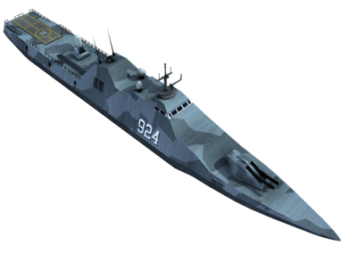 HMS Helsingborg 瑞典K32号军舰模型-军舰模型库-3ds Max(.max)模型下载-cg模型网