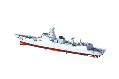 中国052C兰州级驱逐舰模型-军舰模型库-3ds Max(.max)模型下载-cg模型网