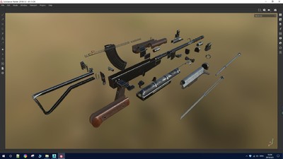 81-1 中国81-1式突击步枪模型-枪械模型模型库-其他模型下载-cg模型网