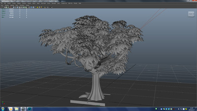 MAYA植物模型 大树模型-树木模型库-Maya(.ma/.mb)模型下载-cg模型网