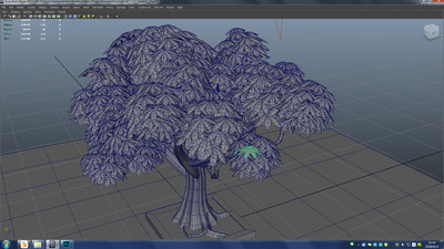 MAYA植物模型 大树模型-树木模型库-Maya(.ma/.mb)模型下载-cg模型网