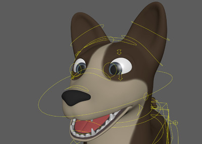 Johan cartoon dog fu_nakami作品_动物哺乳_cg模型网