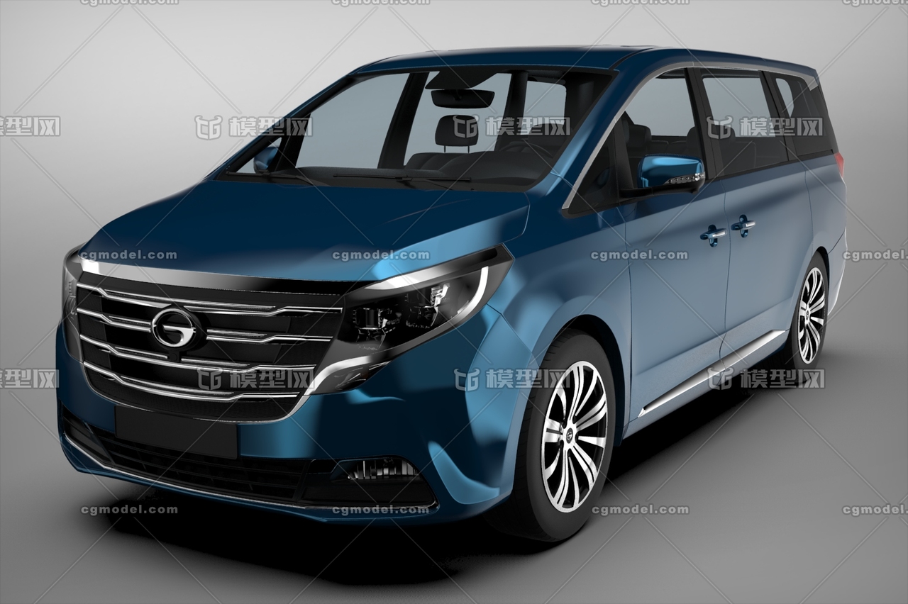传祺-2018传祺GM8 Trumpchi模型-轿车模型库-OBJ(.obj/.mtl)模型下载-cg模型网