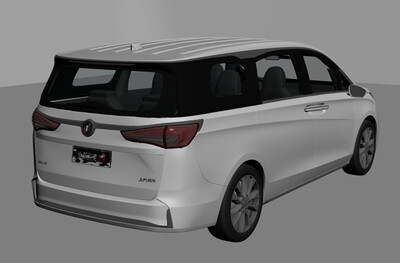 2020款全新别克GL8 概念版模型-轿车模型库-FBX(.fbx)模型下载-cg模型网