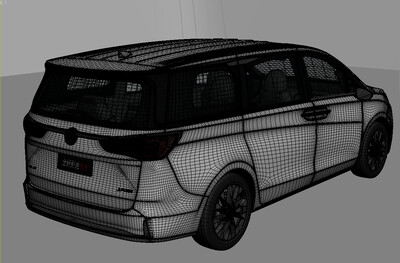 2020款全新别克GL8 概念版模型-轿车模型库-FBX(.fbx)模型下载-cg模型网