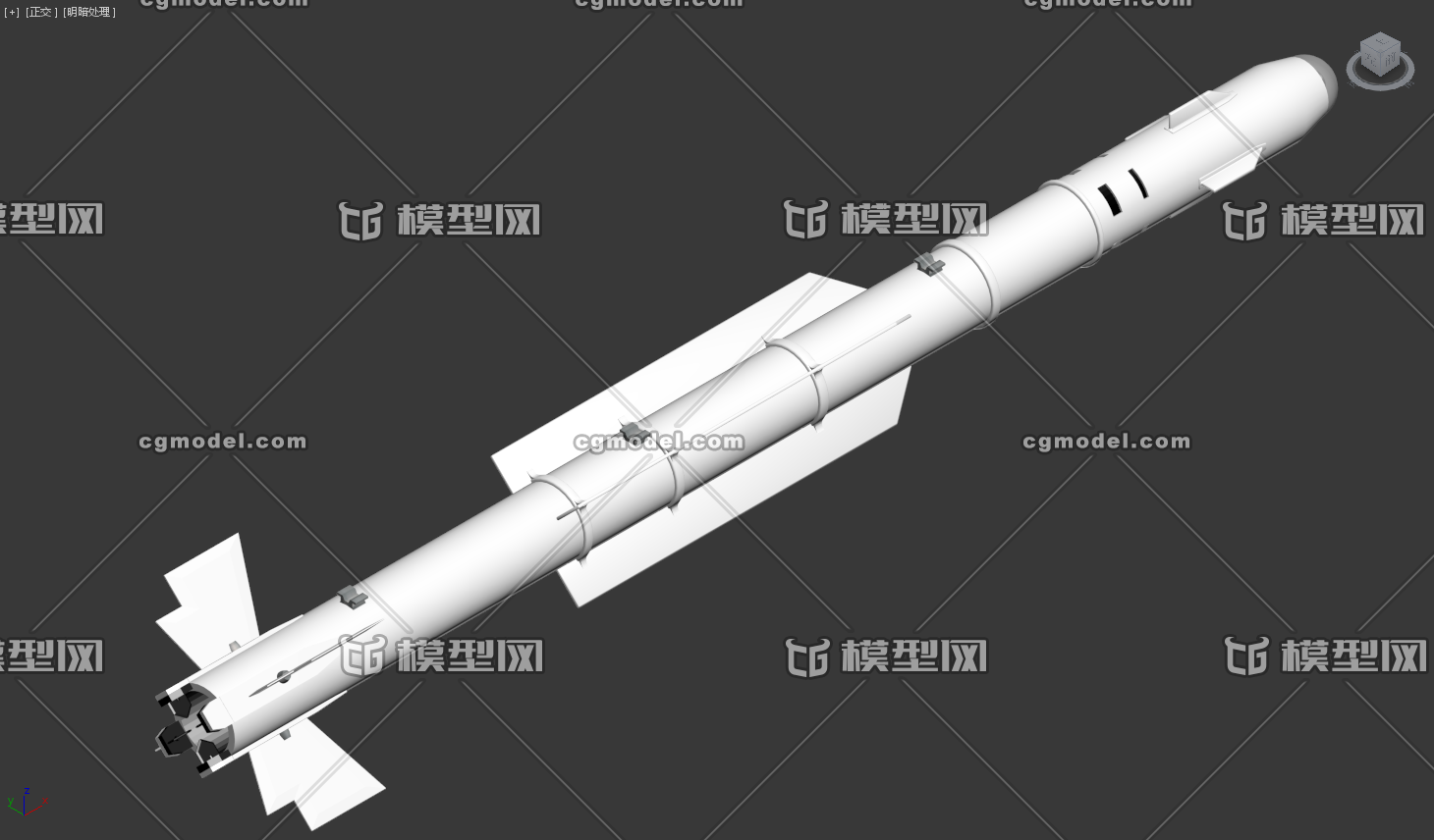 PL-10E空空导弹模型-火炮器械模型库-3ds Max(.max)模型下载-cg模型网