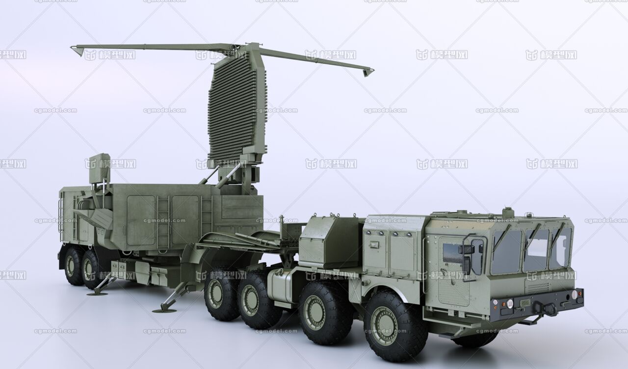 俄罗斯 S-400系统模型-火炮器械模型库-3ds Max(.max)模型下载-cg模型网