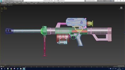 大炮狙 QLU-11模型-枪械模型模型库-3ds Max(.max)模型下载-cg模型网