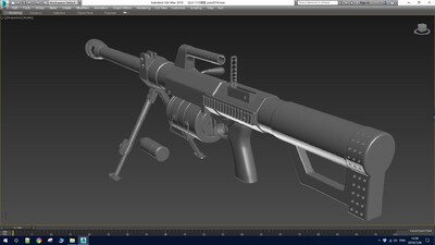 大炮狙 QLU-11模型-枪械模型模型库-3ds Max(.max)模型下载-cg模型网