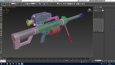 大炮狙 QLU-11模型-枪械模型模型库-3ds Max(.max)模型下载-cg模型网