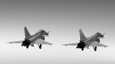 歼10 J10B模型-军用飞机模型库-OBJ(.obj/.mtl)模型下载-cg模型网