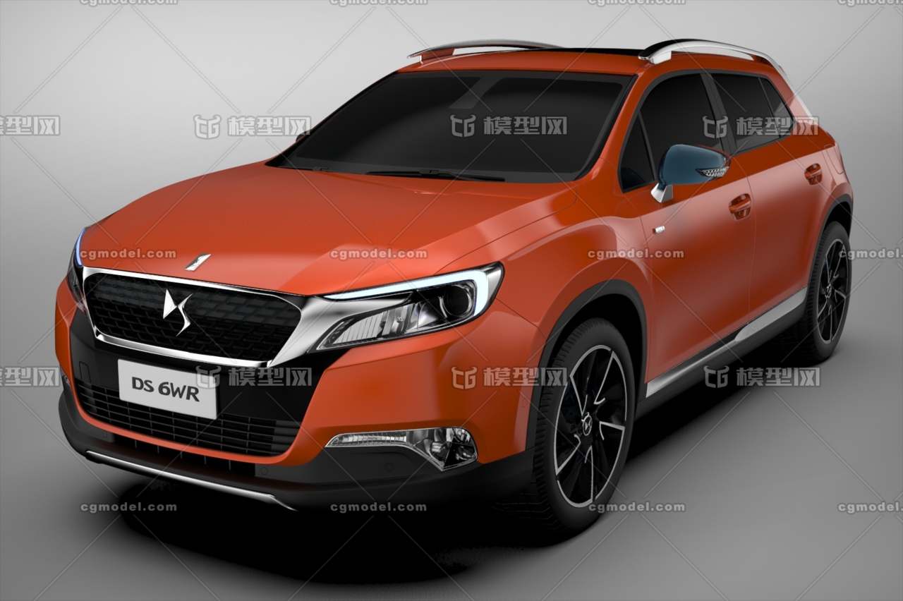 雪铁龙-2017雪铁龙DS6 Citroen模型-越野车模型库-FBX(.fbx)模型下载-cg模型网