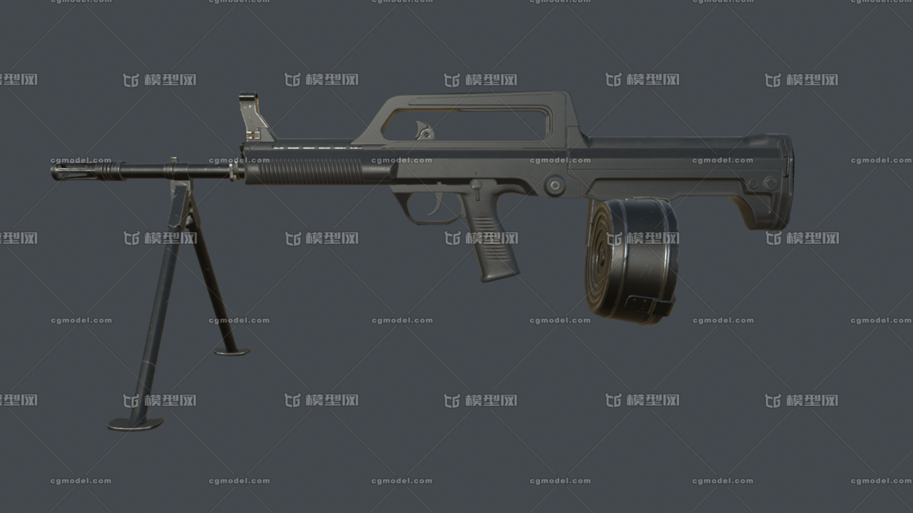 95班机 95班用机枪模型-枪械模型模型库-其他模型下载-cg模型网