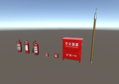 次时代消防道具，附带Unity包_lmshe作品_场景场景部件_cg模型网