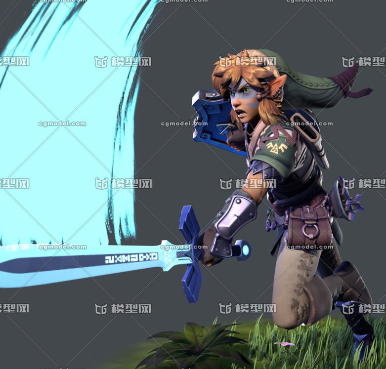 Link Model模型-男人模型库-模型下载-cg模型网