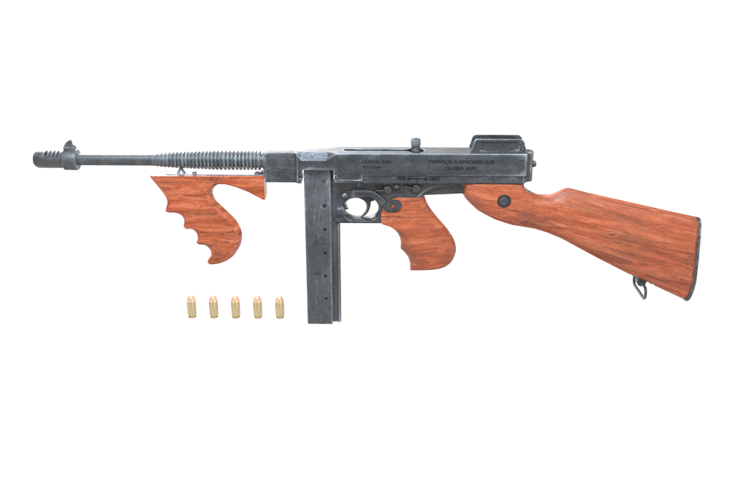 【Shaw】美国汤姆森M1928式冲锋枪 模型影视游戏高模！模型-枪械模型模型库-3ds Max(.max)模型下载-cg模型网