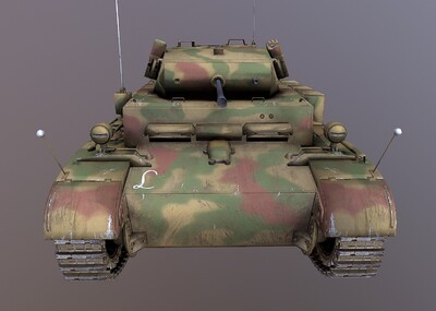 二号轻型坦克L型“山猫” 德国研制模型-装甲车／坦克模型库-FBX(.fbx)模型下载-cg模型网