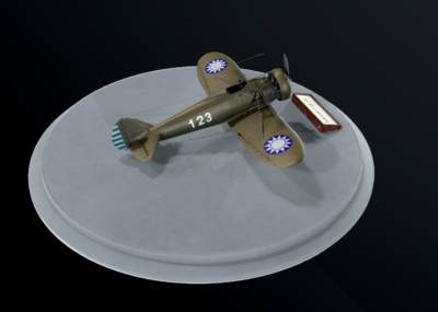 抗日战争中国空军美制P26战斗机模型模型-军用飞机模型库-3ds Max(.max)模型下载-cg模型网