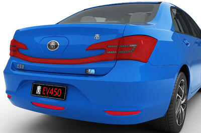 17-2018款秦新能源EV450 BYD秦EV450模型-轿车模型库-FBX(.fbx)模型下载-cg模型网